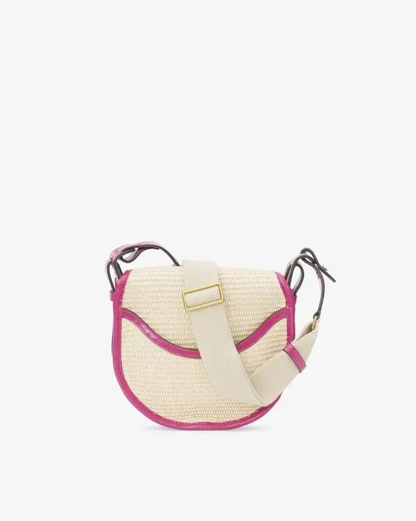 Isabel Marant Étoile Botsy Small Satchel Raffia Bag