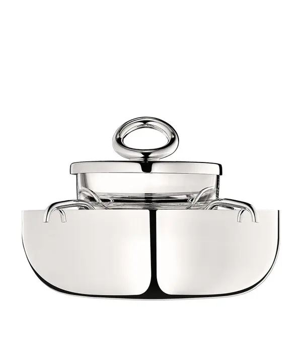Christofle Small Vertigo Two-piece Caviar Serving Set - Silver