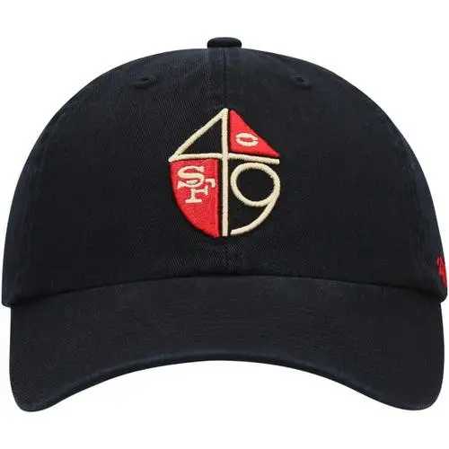 '47 47 San Francisco 49ers Clean Up Legacy Adjustable Cap - Black