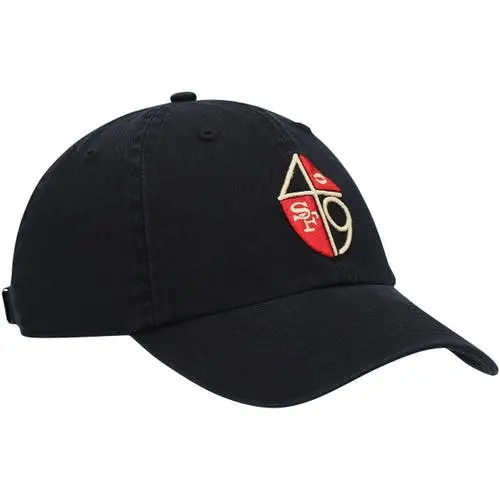 '47 47 San Francisco 49ers Clean Up Legacy Adjustable Cap - Black