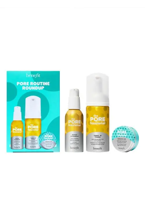 BENEFIT COSMETICS The Pore Care Routine Set $52 Value - No Color