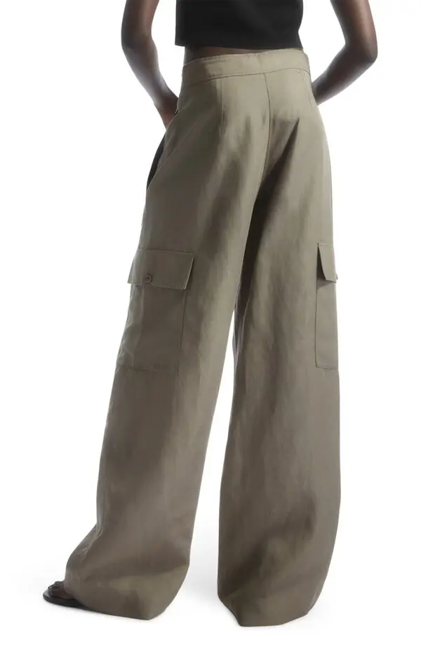 Cos Wide Leg Cargo Trousers