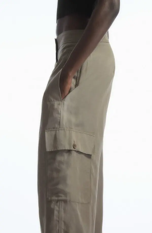 Cos Wide Leg Cargo Trousers