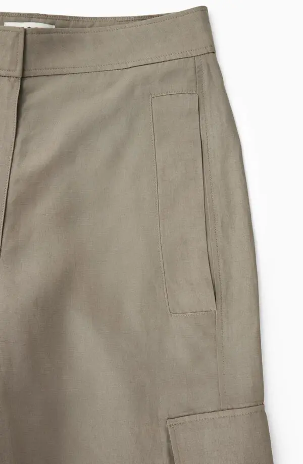 Cos Wide Leg Cargo Trousers