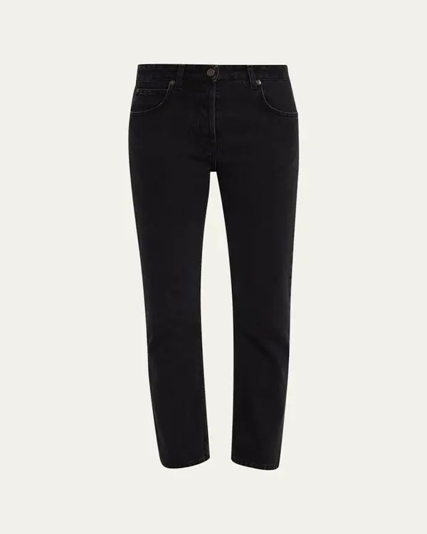 THE ROW Riaco Slim-leg Crop Jeans