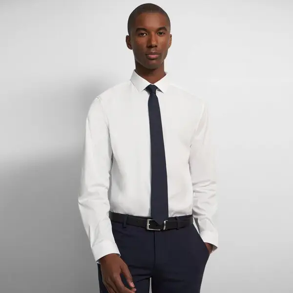 Theory Roadster Slim Tie - Navy