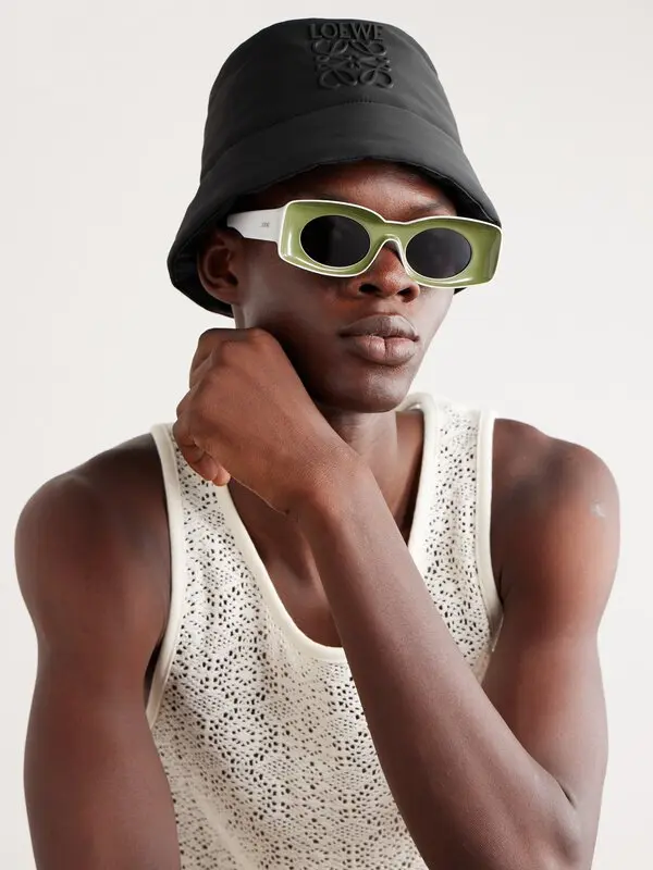 Loewe Logo-appliquéd Padded Nylon Bucket Hat