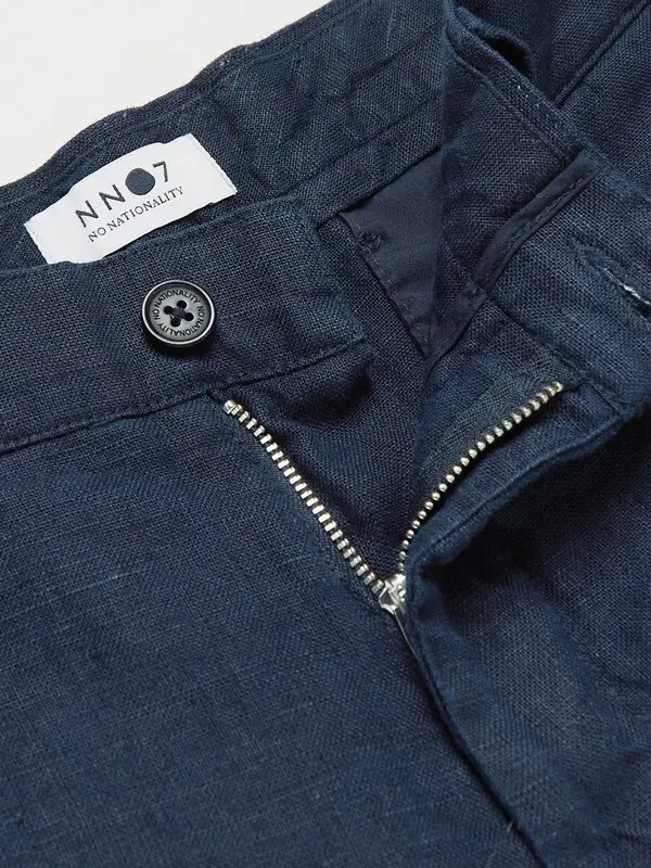 Nn07 Karl Tapered Linen Chinos
