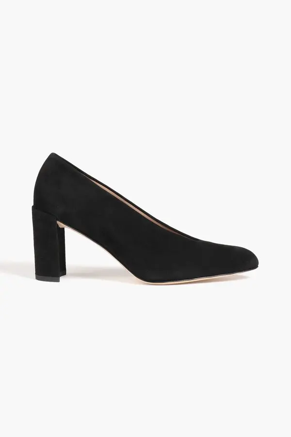 STUART WEITZMAN Suede Pointed Toe Pumps
