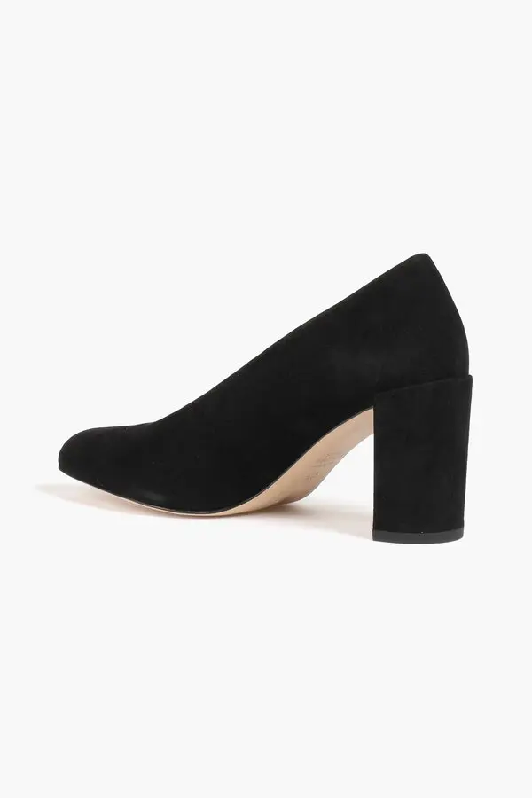 STUART WEITZMAN Suede Pointed Toe Pumps