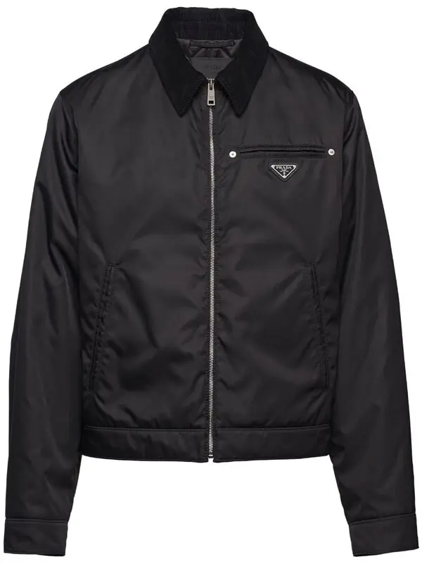 Prada Re-Nylon Blouson Jacket - Black | Editorialist