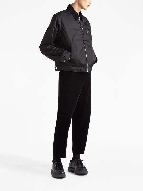 Prada Re-Nylon Blouson Jacket - Black | Editorialist