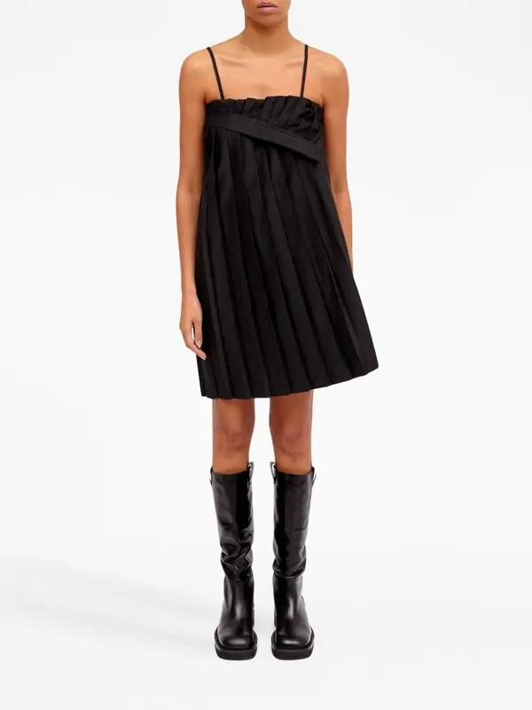 MAISON MARGIELA Pleated Midi Dress