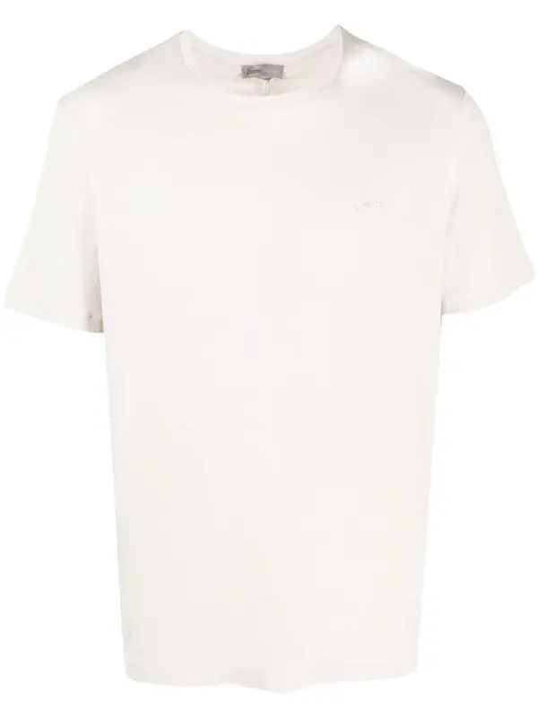 Herno Logo-plaque Cotton T-shirt