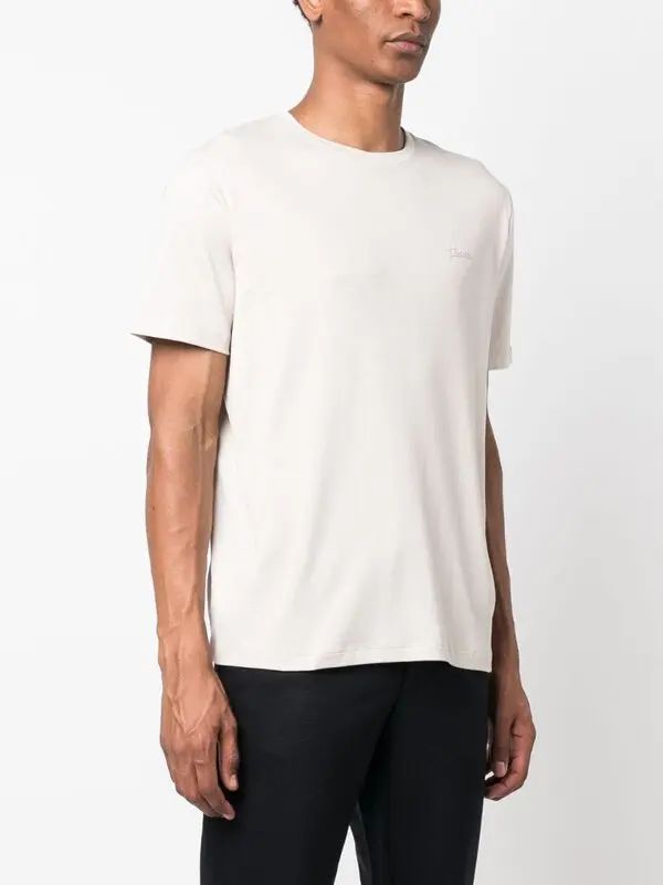Herno Logo-plaque Cotton T-shirt