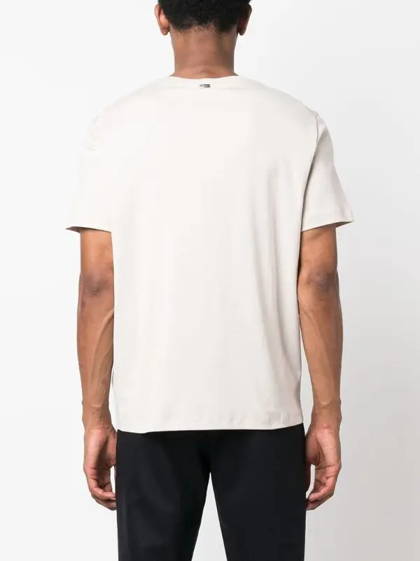 Herno Logo-plaque Cotton T-shirt