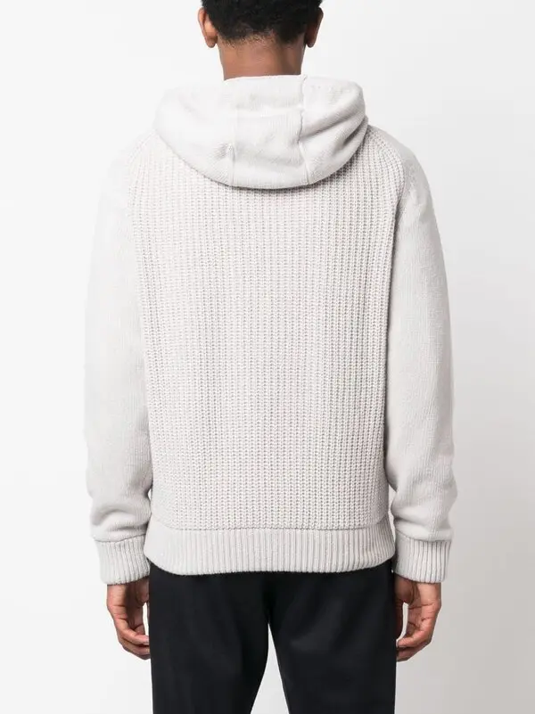 Herno Zip-fastening Wool Hooded Jacket