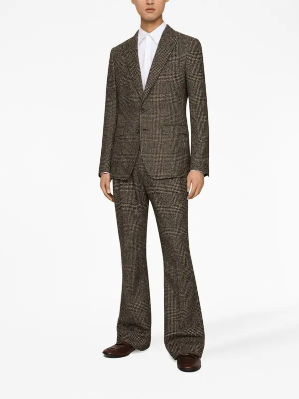 Dolce & Gabbana Prince Of Wales Single-breasted Blazer
