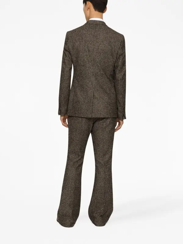 Dolce & Gabbana Prince Of Wales Single-breasted Blazer