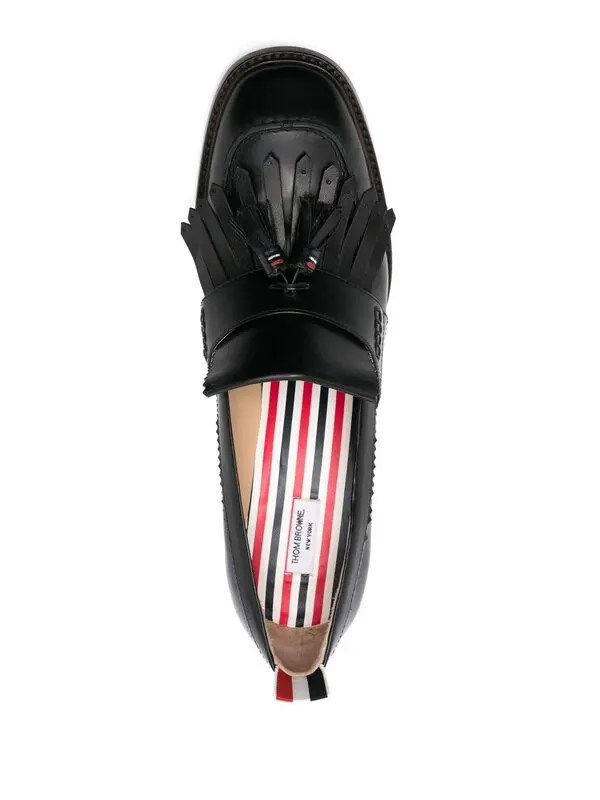 Thom Browne Kilt 75mm Tassel-trim Loafers