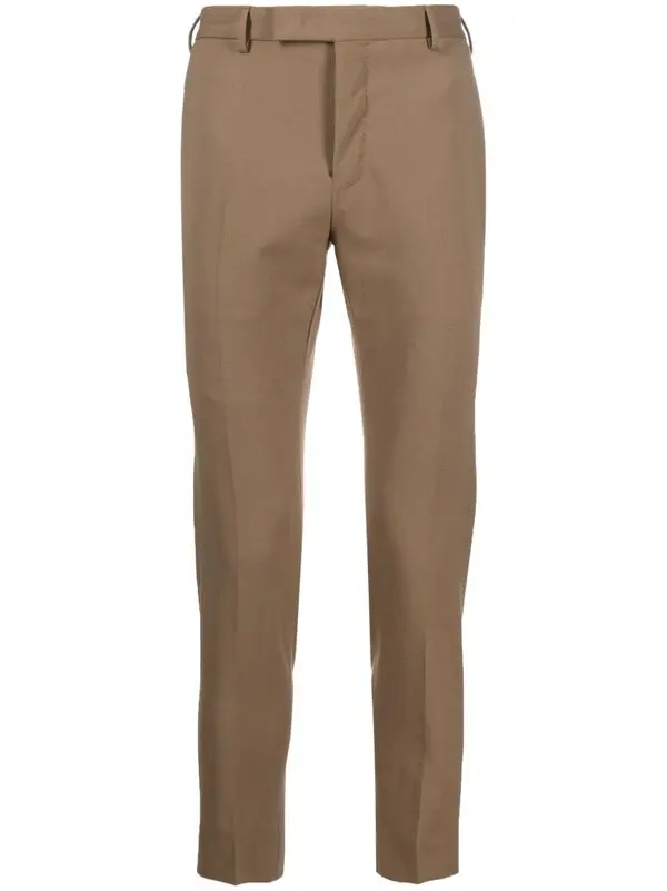 PT TORINO Mid-rise Tailored Trousers