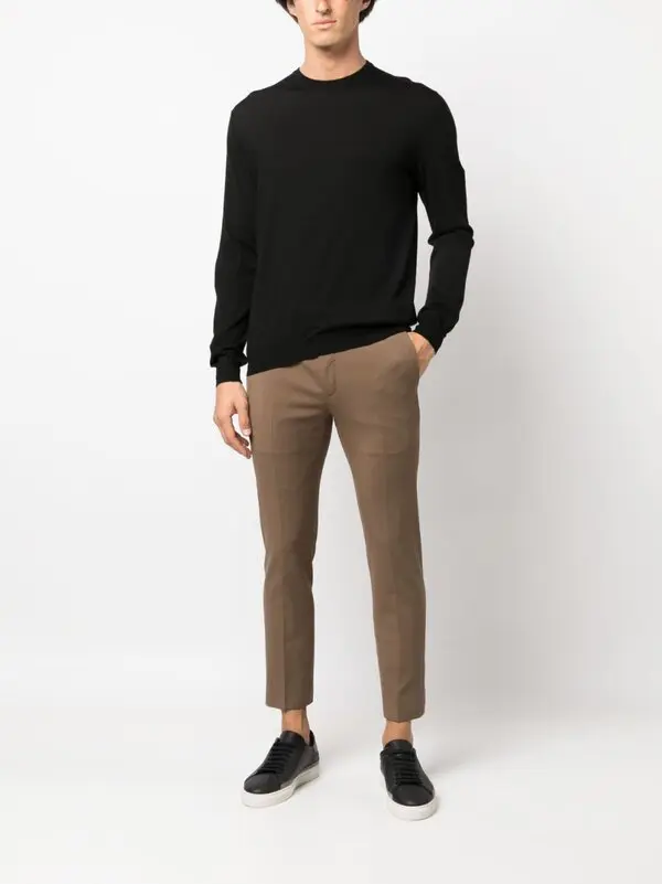 PT TORINO Mid-rise Tailored Trousers