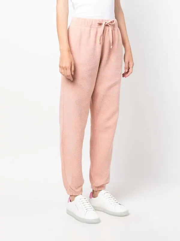 AUTRY Tapered-leg Cotton Trousers - Pink