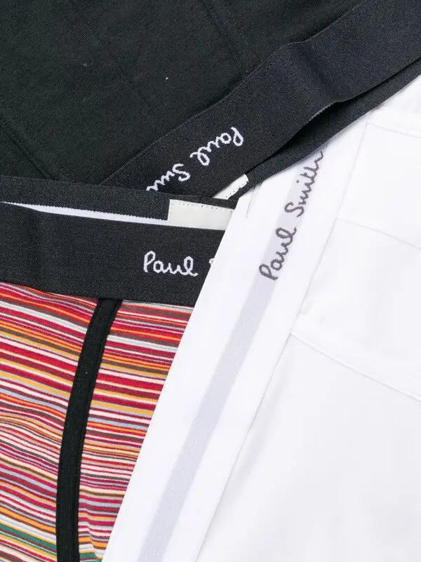 Paul Smith Logo-waistband Briefs - Black