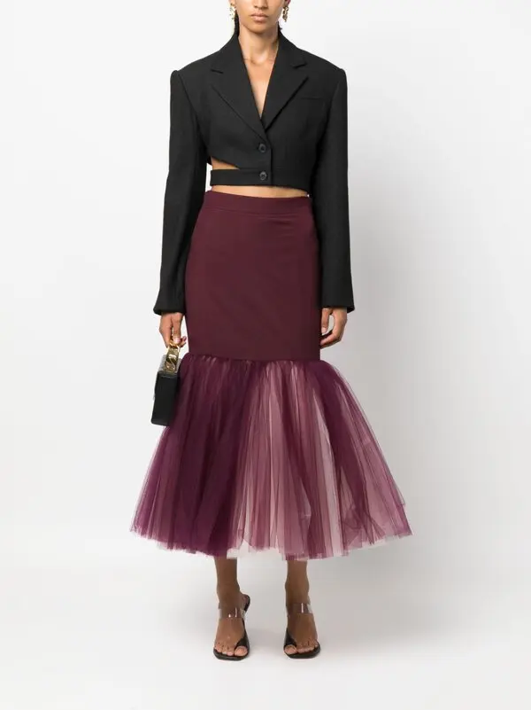 Moschino Fishtail Pencil Midi Skirt