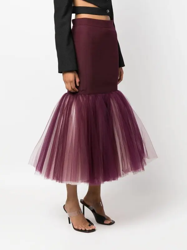 Moschino Fishtail Pencil Midi Skirt
