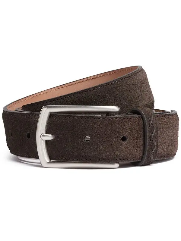Zegna Leather Belt - Brown