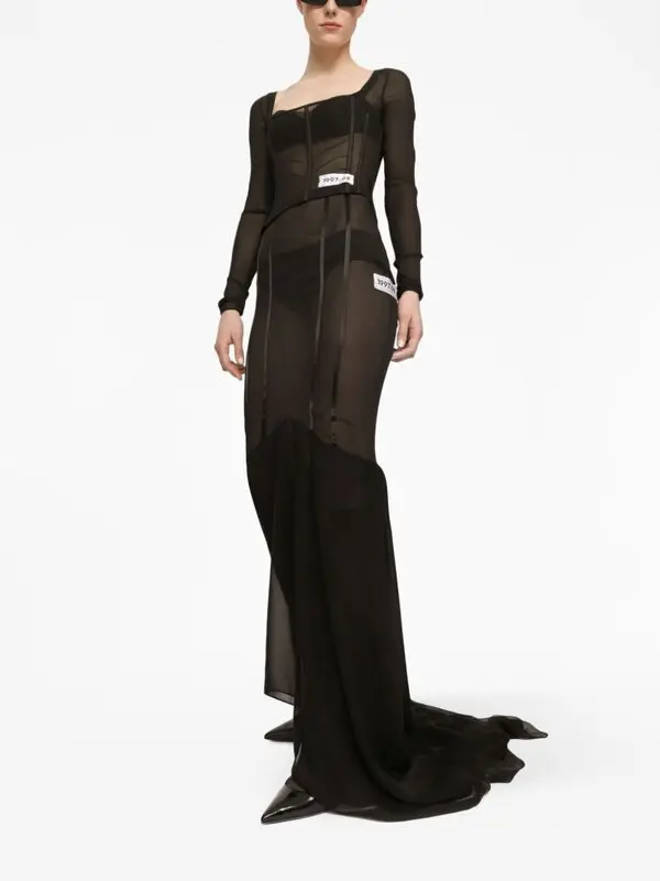 Dolce & Gabbana Draped Mermaid Maxi Skirt
