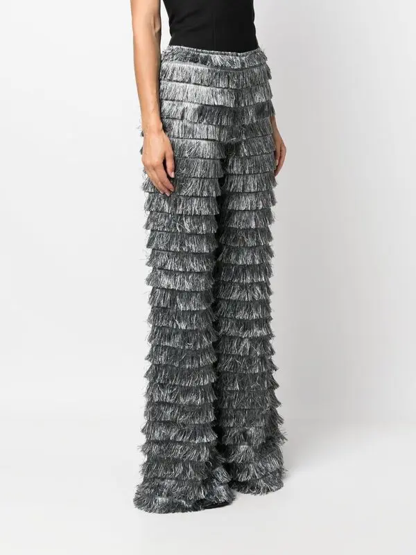 Alberta Ferretti Wide-leg Trousers - Grey