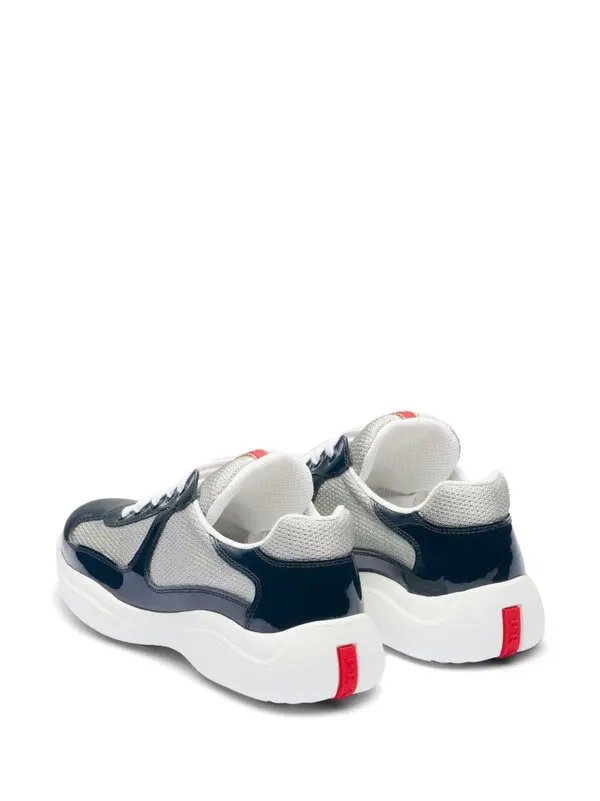 Prada America's Cup Biker Fabric Sneakers - Blue