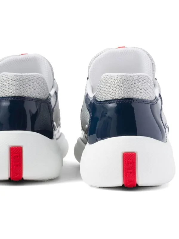 Prada America's Cup Biker Fabric Sneakers - Blue