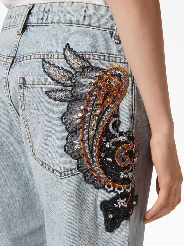 Philipp Plein Appliqué-detail Jeans