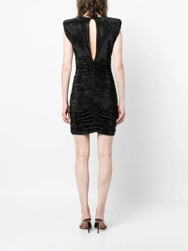 Philipp Plein Crystal-embellished Mini Dress - Black