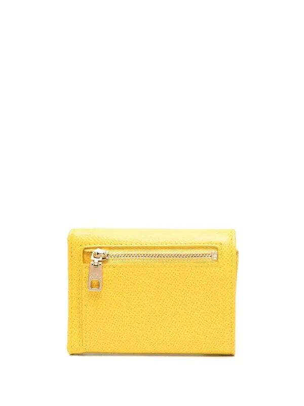 Dolce & Gabbana Logo-plaque Compact Wallet - Yellow