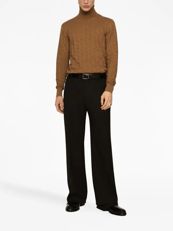 Dolce & Gabbana Logo-embroidery Knitted Top