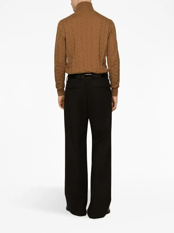 Dolce & Gabbana Logo-embroidery Knitted Top