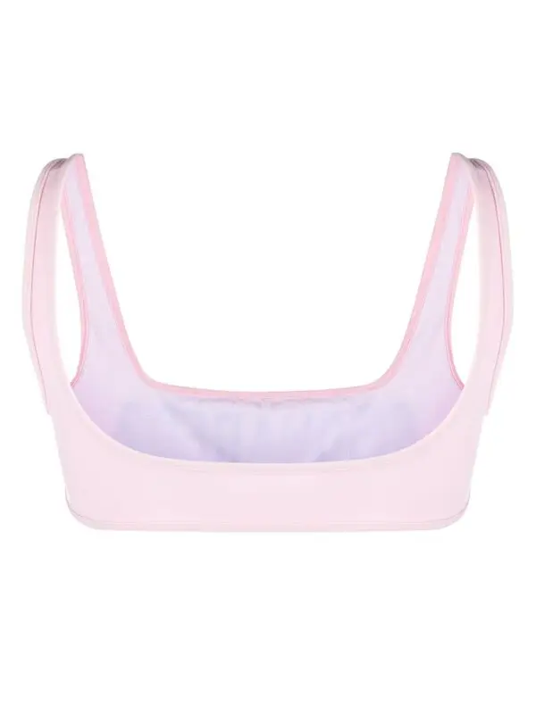 Dsquared2 Technicolor Bandeau-style Bikini Top