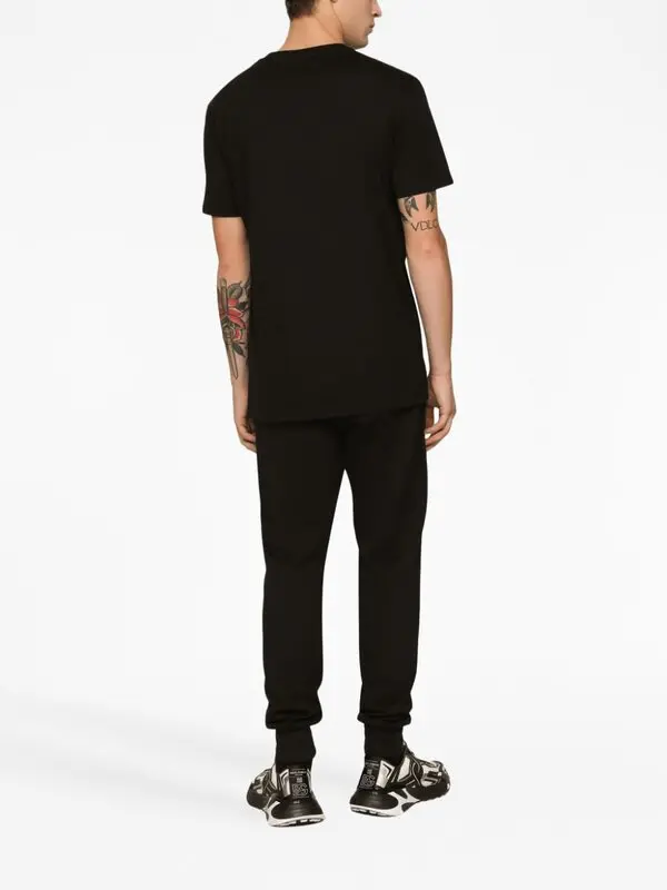 Dolce & Gabbana Embroidered-logo Cotton T-shirt
