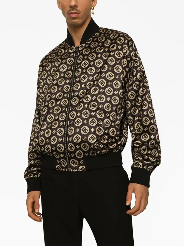 Dolce & Gabbana Logo-print Bomber Jacket