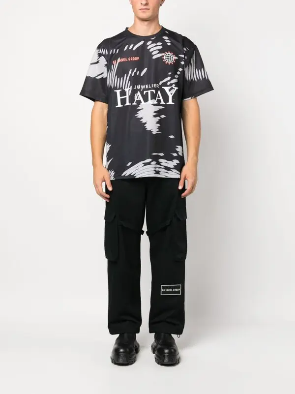 44 LABEL GROUP Logo-patch Cotton Cargo Pants