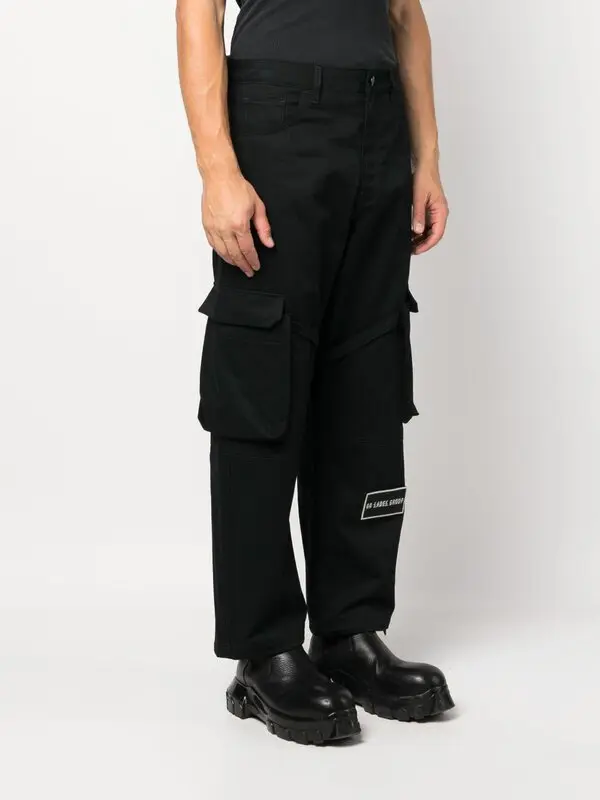 44 LABEL GROUP Logo-patch Cotton Cargo Pants