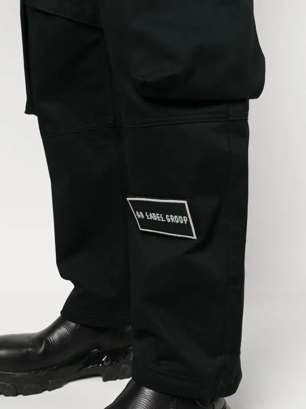 44 LABEL GROUP Logo-patch Cotton Cargo Pants