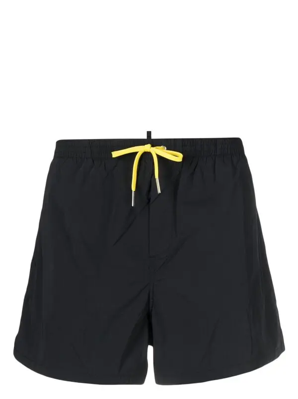 Dsquared2 X Pac-man Logo-print Swim Shorts - Black