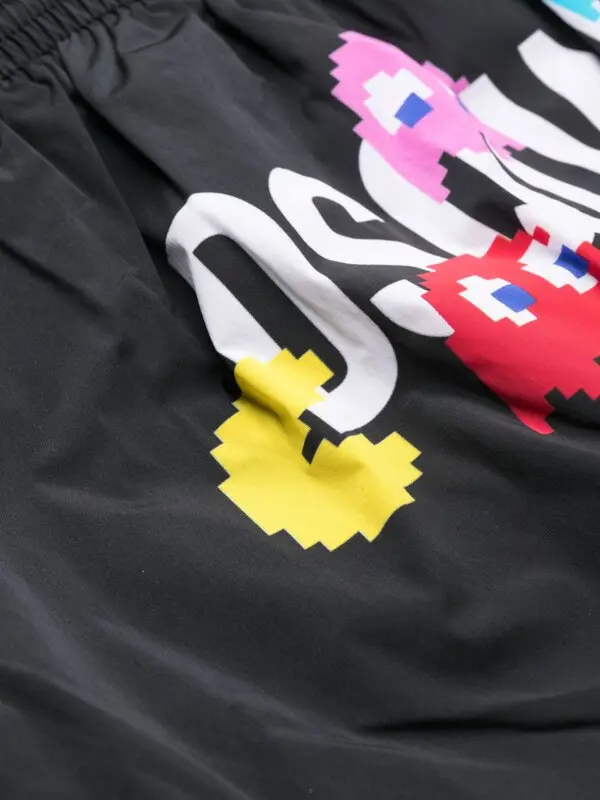 Dsquared2 X Pac-man Logo-print Swim Shorts