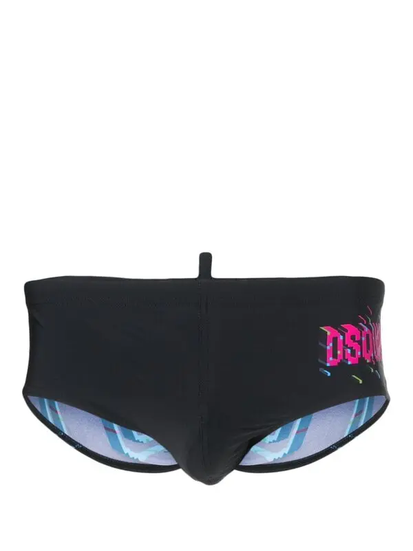 Dsquared2 Icon Print Swim Trunks