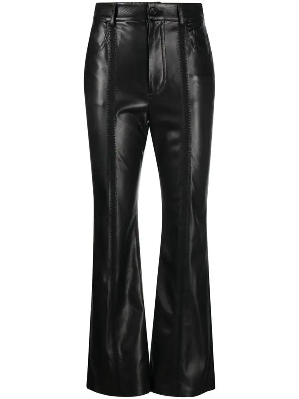 Nanushka Cropped Kick Flare Trousers